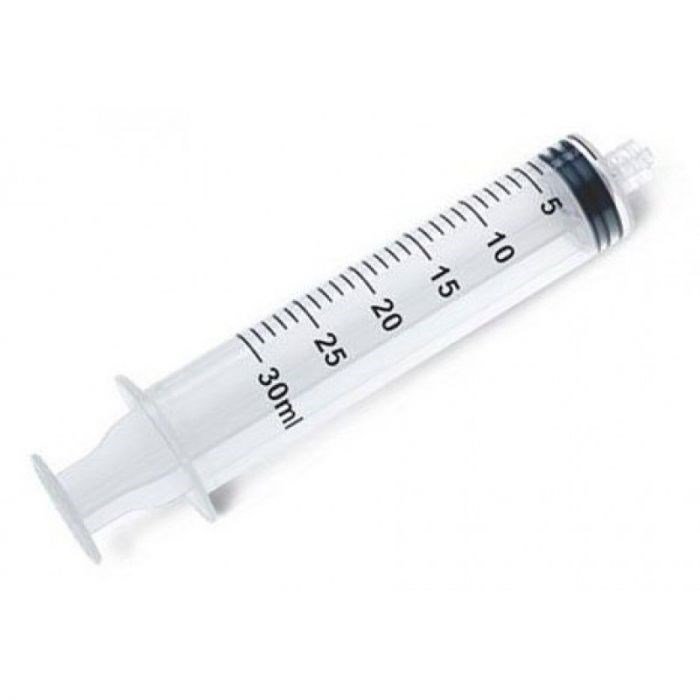 BD Plastipak 30ml Syringe 3-Piece Luer-Lok Tip 60 Per Box BD301229 ...